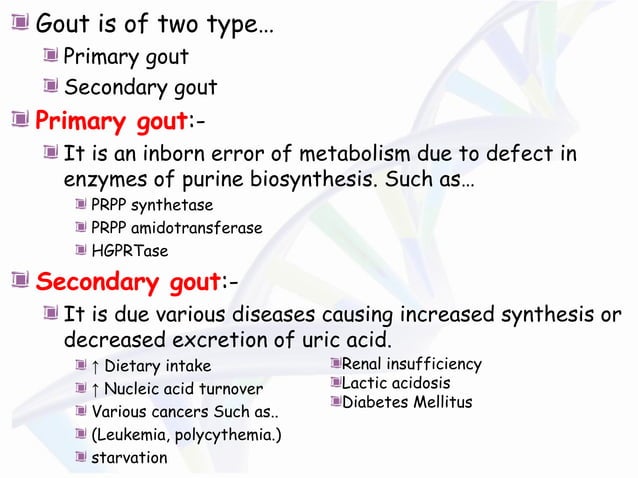Biosynthesis of Purine Ribonucleotide, Gout | PDF | Endocrine and Metabolic Diseases | Diseases ...