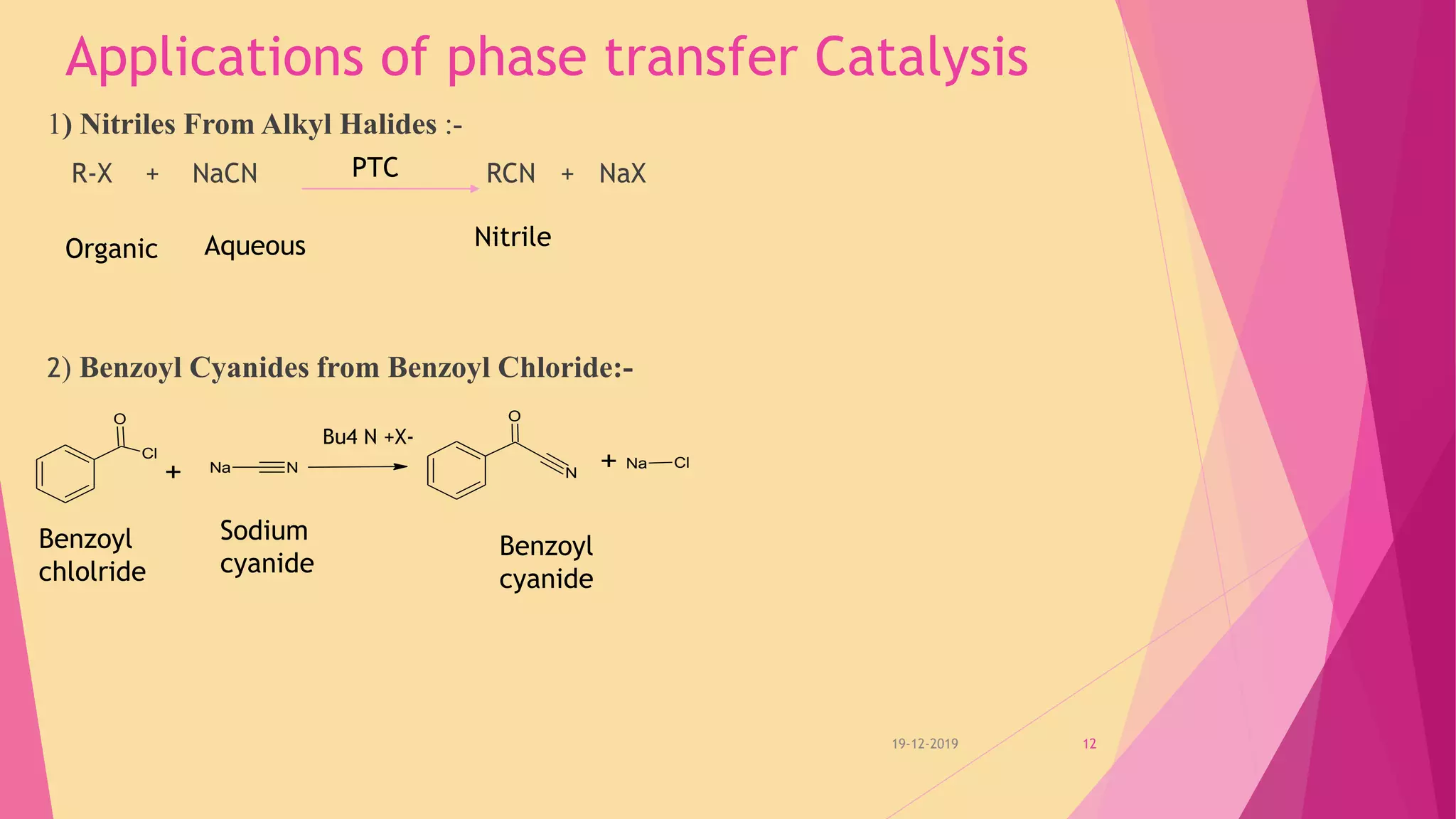 PHASE TRANSFER CATALYSIS [PTC] | PPTX