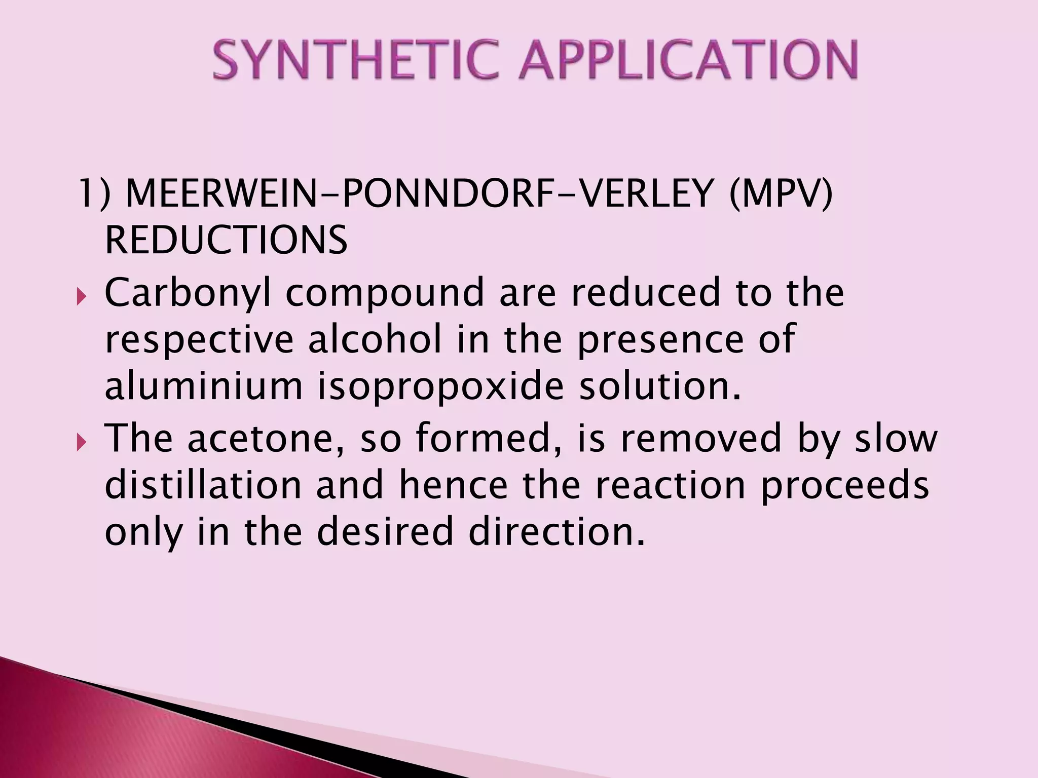 Synthetic reagent and applications OF ALUMINIUM ISOPROPOXIDE | PPTX