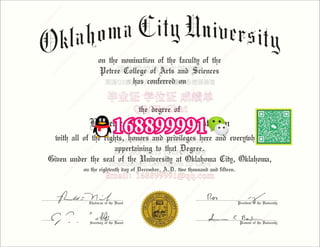 Oklahoma City University degree offer diploma Transcript | PDF