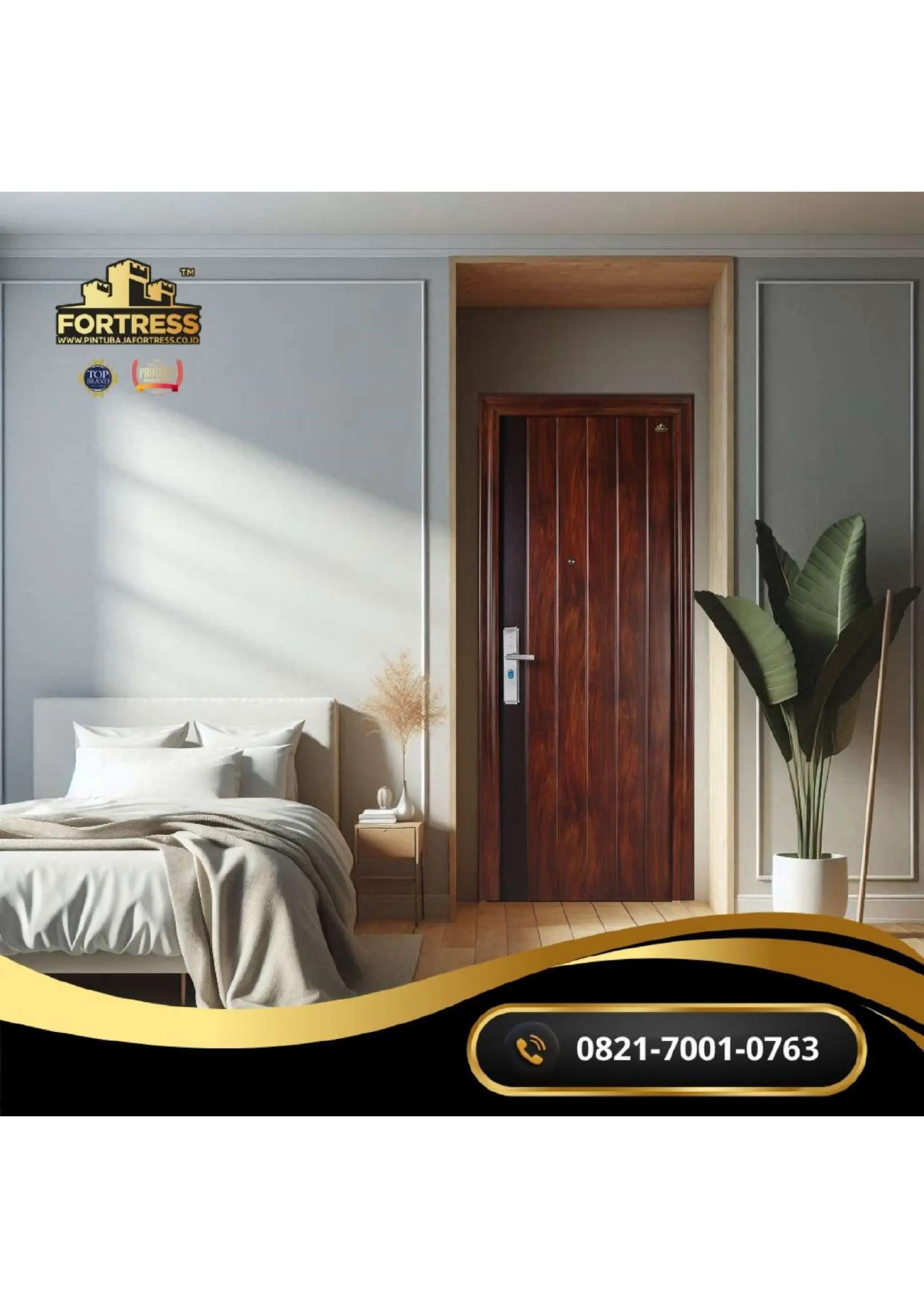 WA 0821 7001 0763 (FORTRESS) Pintu Double Besi Rumah Minimalis di Kebumen | PDF