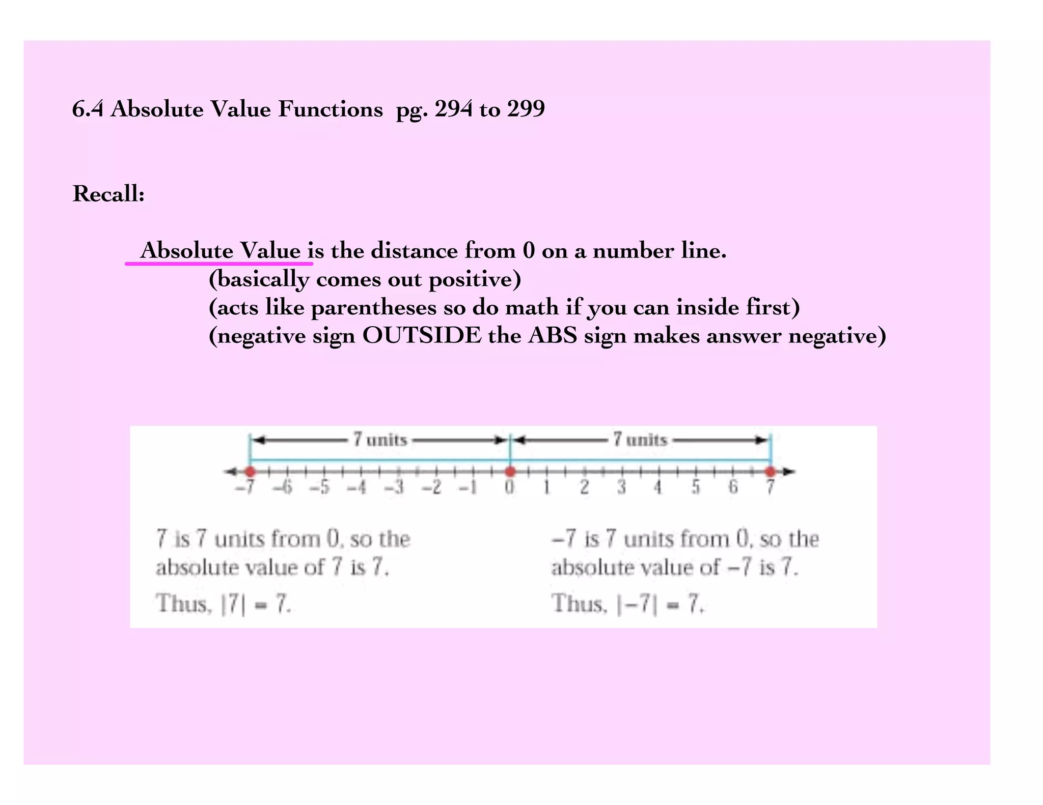 6 4 Absolute Value Ppt