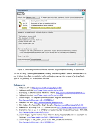 Seven Steps of Migrating a Program to a 64-bit System | PDF