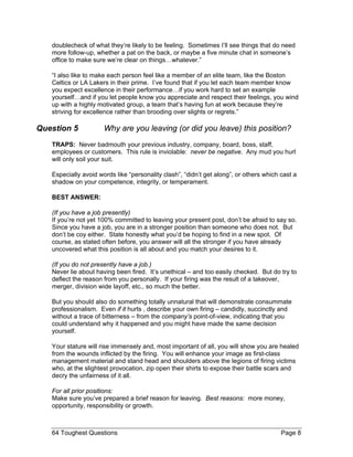 64 Interview Questions | PDF