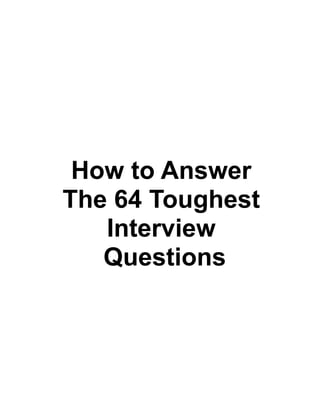 64 interview-questions | PDF
