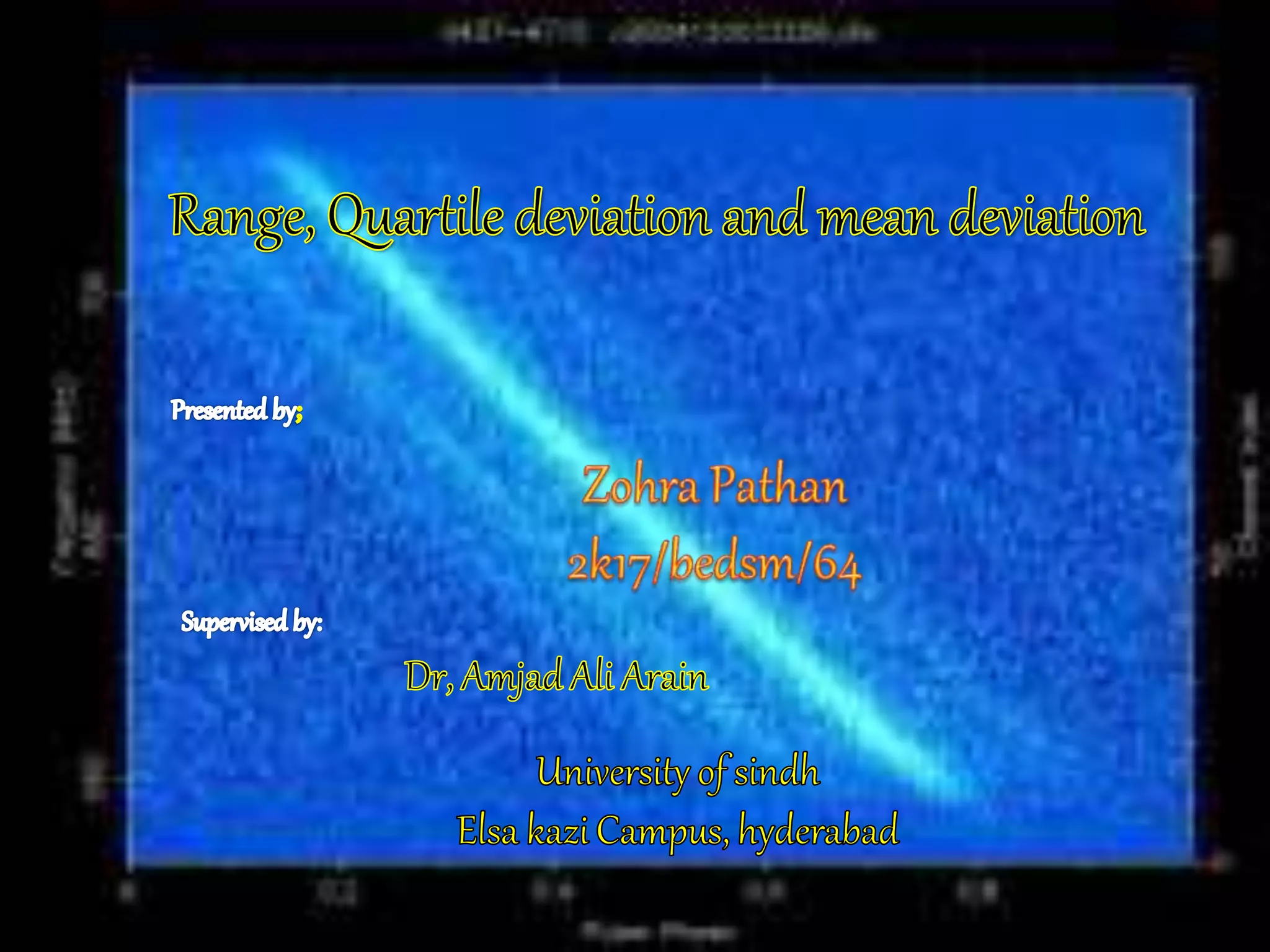 Range Quartile Deviation | PPTX