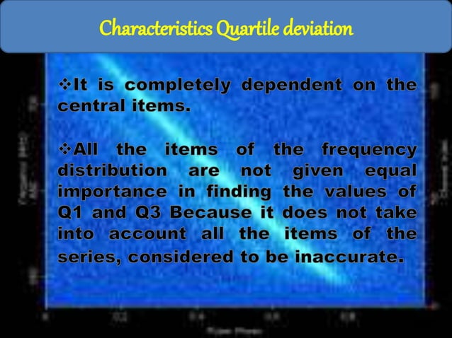 Range Quartile Deviation | PPTX | Physics | Science