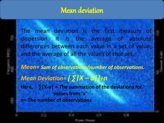 Range Quartile Deviation | PPTX