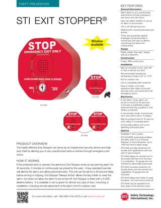 STI 6400-FRE Data Sheet | PDF