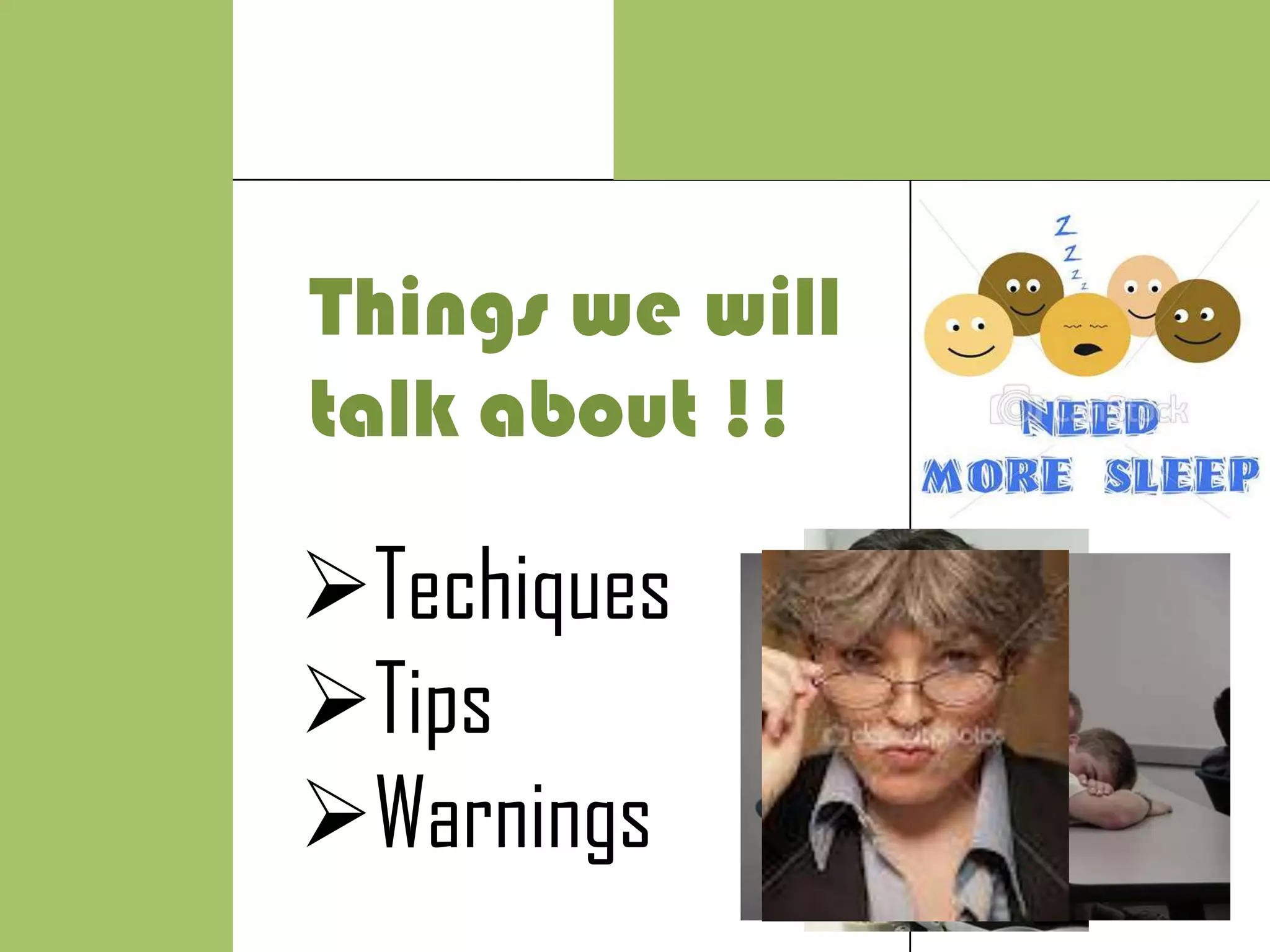 how to sleep in class | PPT