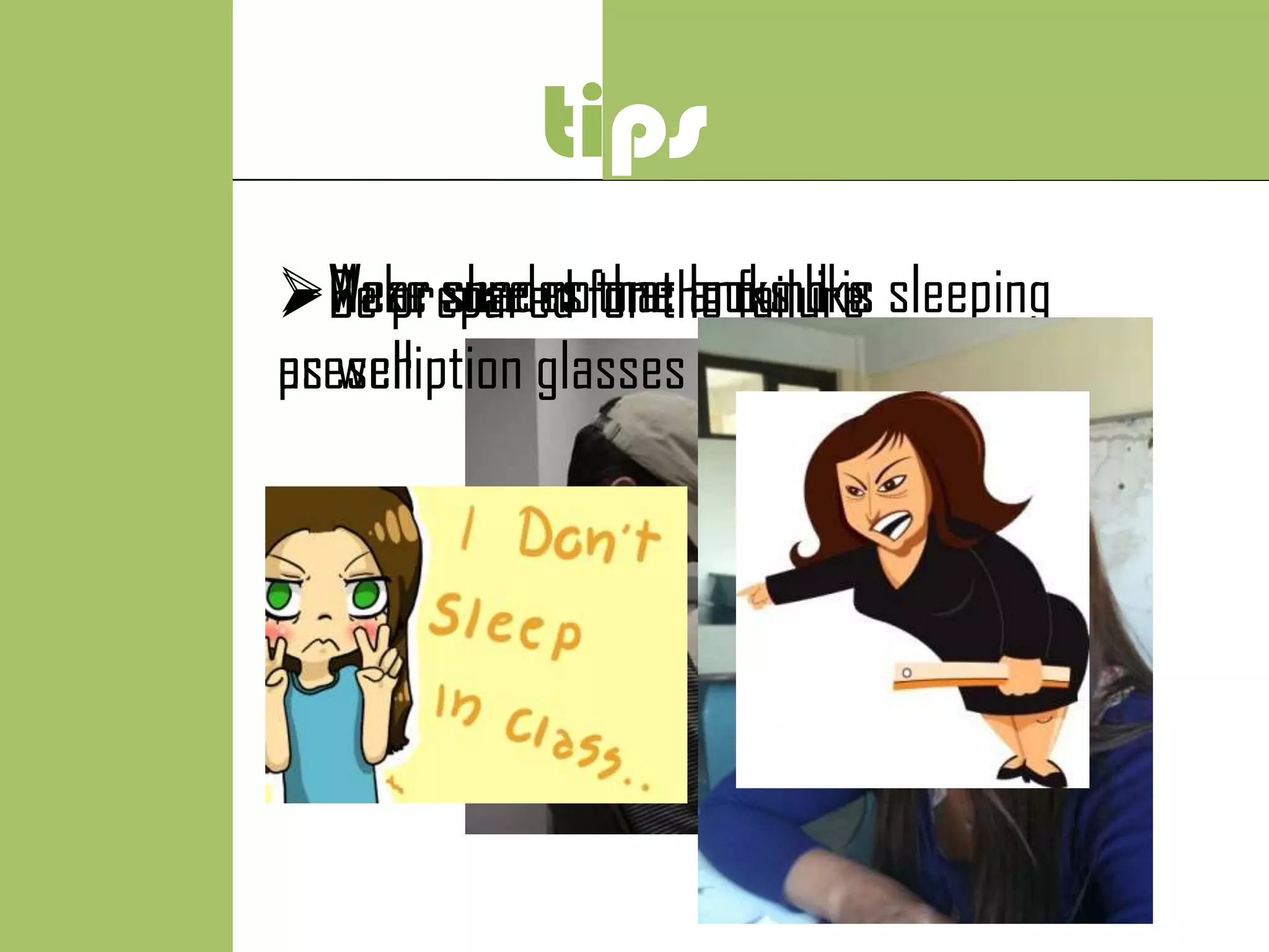 how to sleep in class | PPT