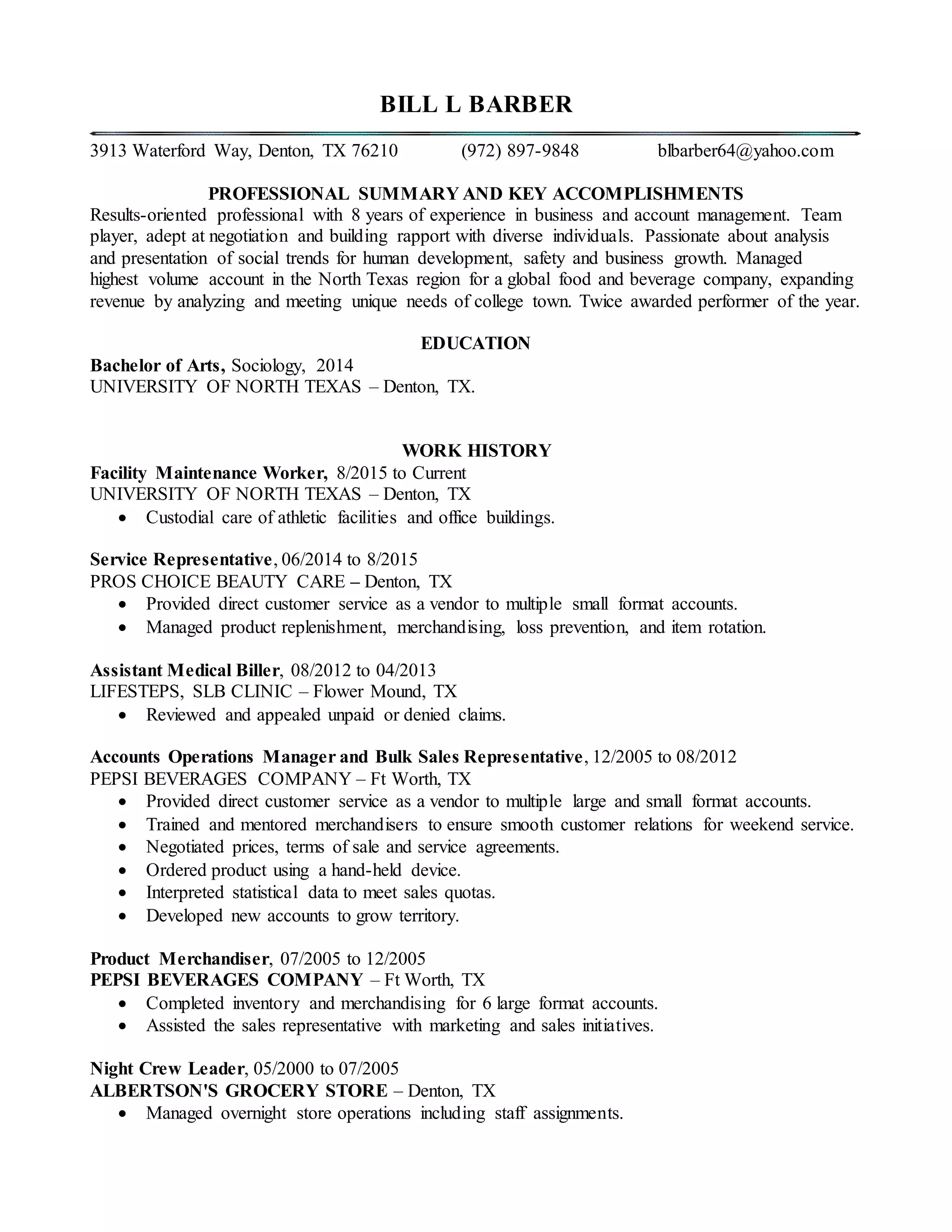 Combined resume with 3 letters | DOCX | Sales | Business