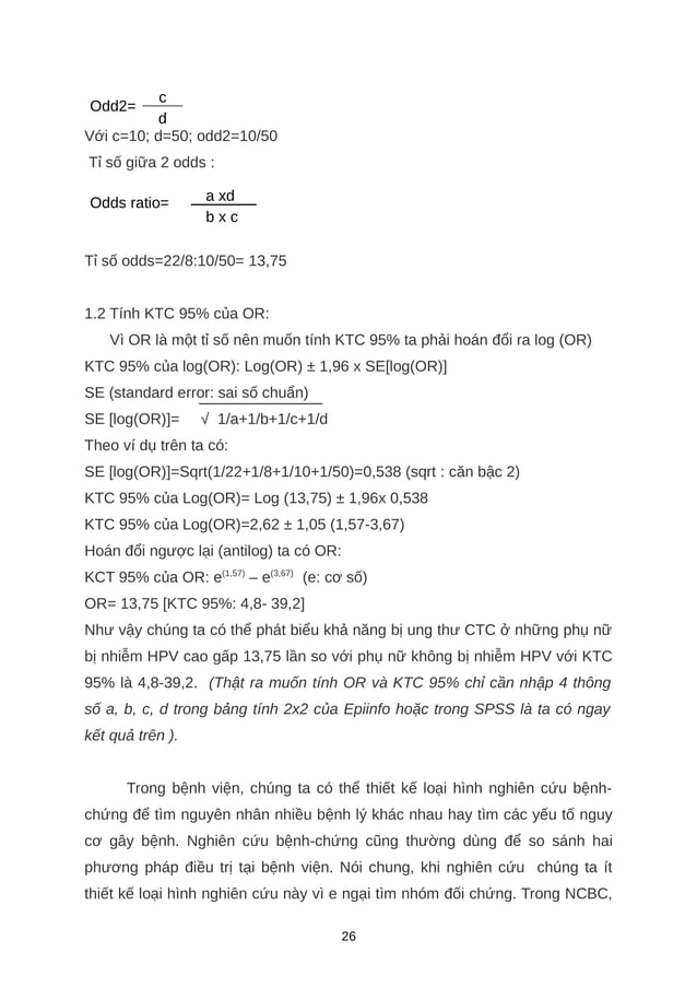 THIẾT KẾ NGHIÊN CỨU & THỐNG KÊ Y HỌC TS Nguyễn Ngọc Rạng 6404195 | PDF