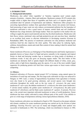 mushroom-report | PDF