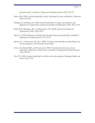 Greenleaf Servant Leadership | PDF