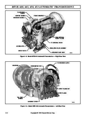 Allison Transmission MT 640 643 650 653 Service Manual