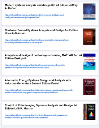 Systems Analysis and Design 10th Edition Harry J. Rosenblatt | PDF