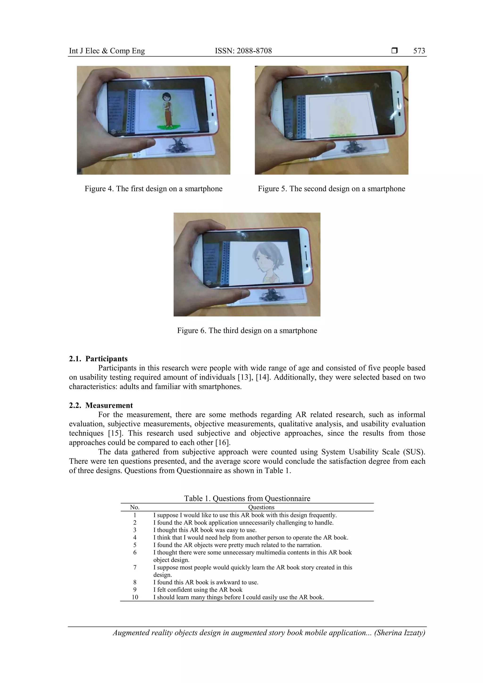 Augmented reality objects design in augmented story book mobile application for better ...