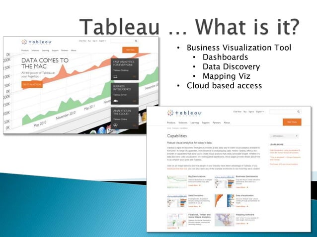 Presentation_Tableau | PPTX | Cloud Computing | Internet