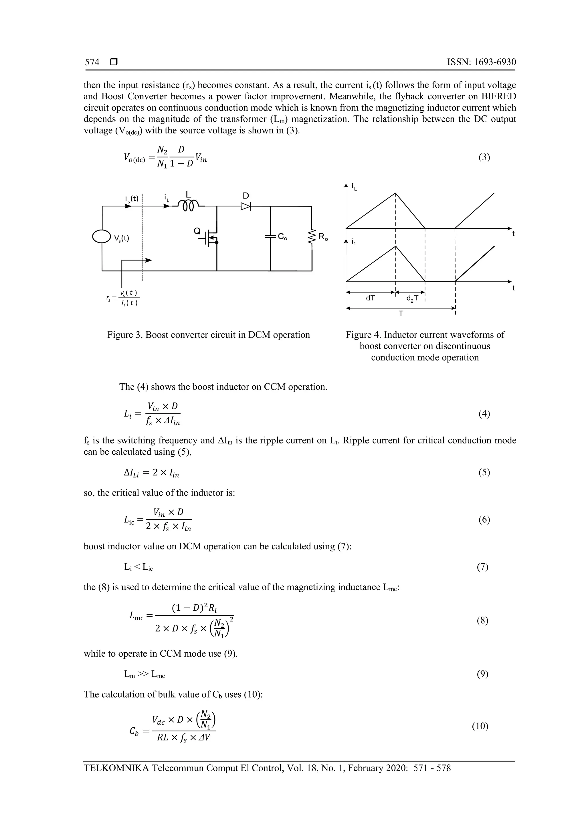 Power factor improvement on LED lamp driver using BIFRED converter | PDF