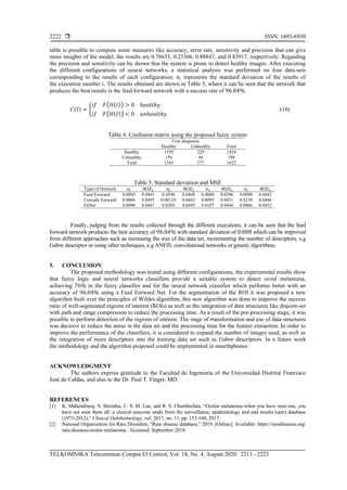 Detection of uveal melanoma using fuzzy and neural networks classifiers | PDF