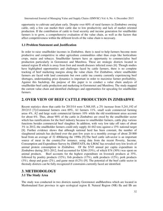 SPEARHEADING DEVELOPMENT THROUGH EMPOWERING SMALLHOLDER FARMERS ALONG BEEF CATTLE VALUE CHAINS ...