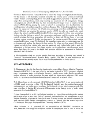 DISSECT AND ENRICH DIVIDE AND RULE SCHEME FOR WIRELESS SENSOR NETWORK ...