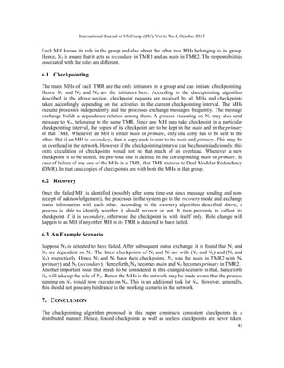 CHECKPOINTING WITH MINIMAL RECOVERY IN ADHOCNET BASED TMR | PDF ...