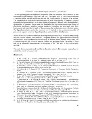 CHECKPOINTING WITH MINIMAL RECOVERY IN ADHOCNET BASED TMR | PDF | Operating Systems | Computer ...