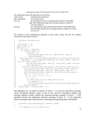 CHECKPOINTING WITH MINIMAL RECOVERY IN ADHOCNET BASED TMR | PDF | Operating Systems | Computer ...