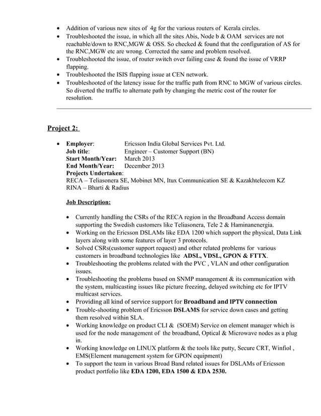 sunil CV _2016 | DOC | Computer Networking | Computing