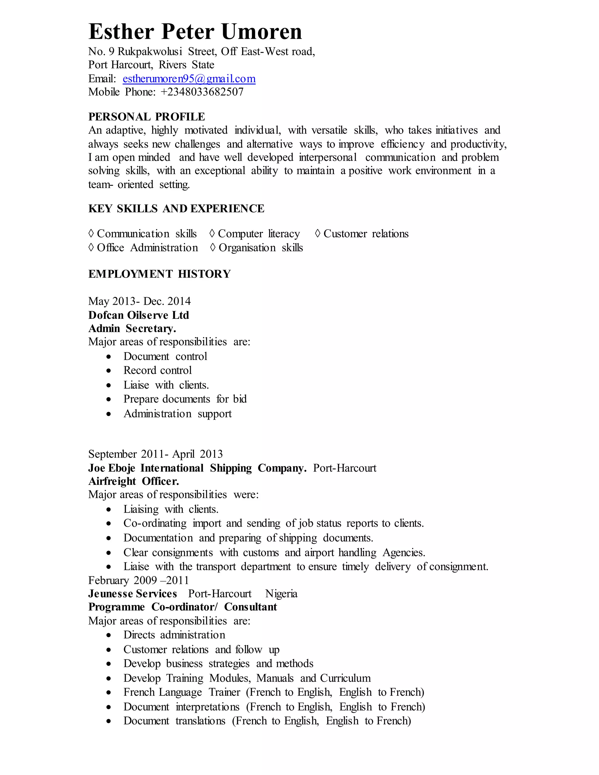 Esther Umoren Peter-1 | PDF