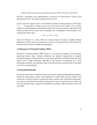 VEHICLE RECOGNITION USING VIBE AND SVM | PDF