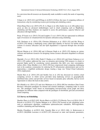 SYSTEMATIC LITERATURE REVIEW ON RESOURCE ALLOCATION AND RESOURCE SCHEDULING IN CLOUD COMPUTING | PDF