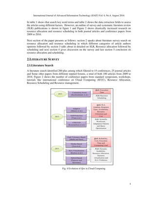 SYSTEMATIC LITERATURE REVIEW ON RESOURCE ALLOCATION AND RESOURCE ...