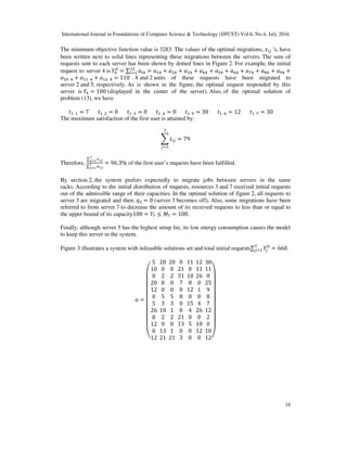 AN INTEGER-LINEAR ALGORITHM FOR OPTIMIZING ENERGY EFFICIENCY IN DATA CENTERS | PDF