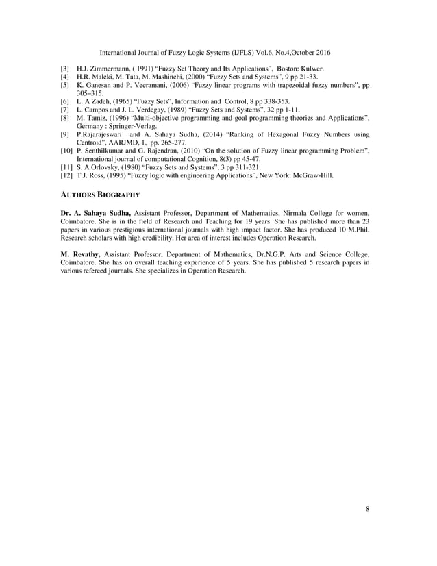 A New Ranking On Hexagonal Fuzzy Numbers Pdf 