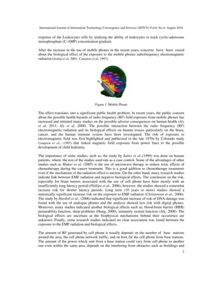 RESEARCH REVIEW FOR POSSIBLE RELATION BETWEEN MOBILE PHONE REDIATION ...