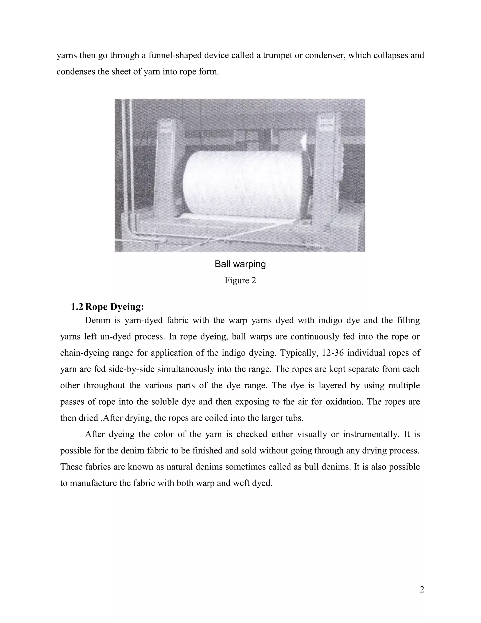 DENIM MANUFACTURING | PDF