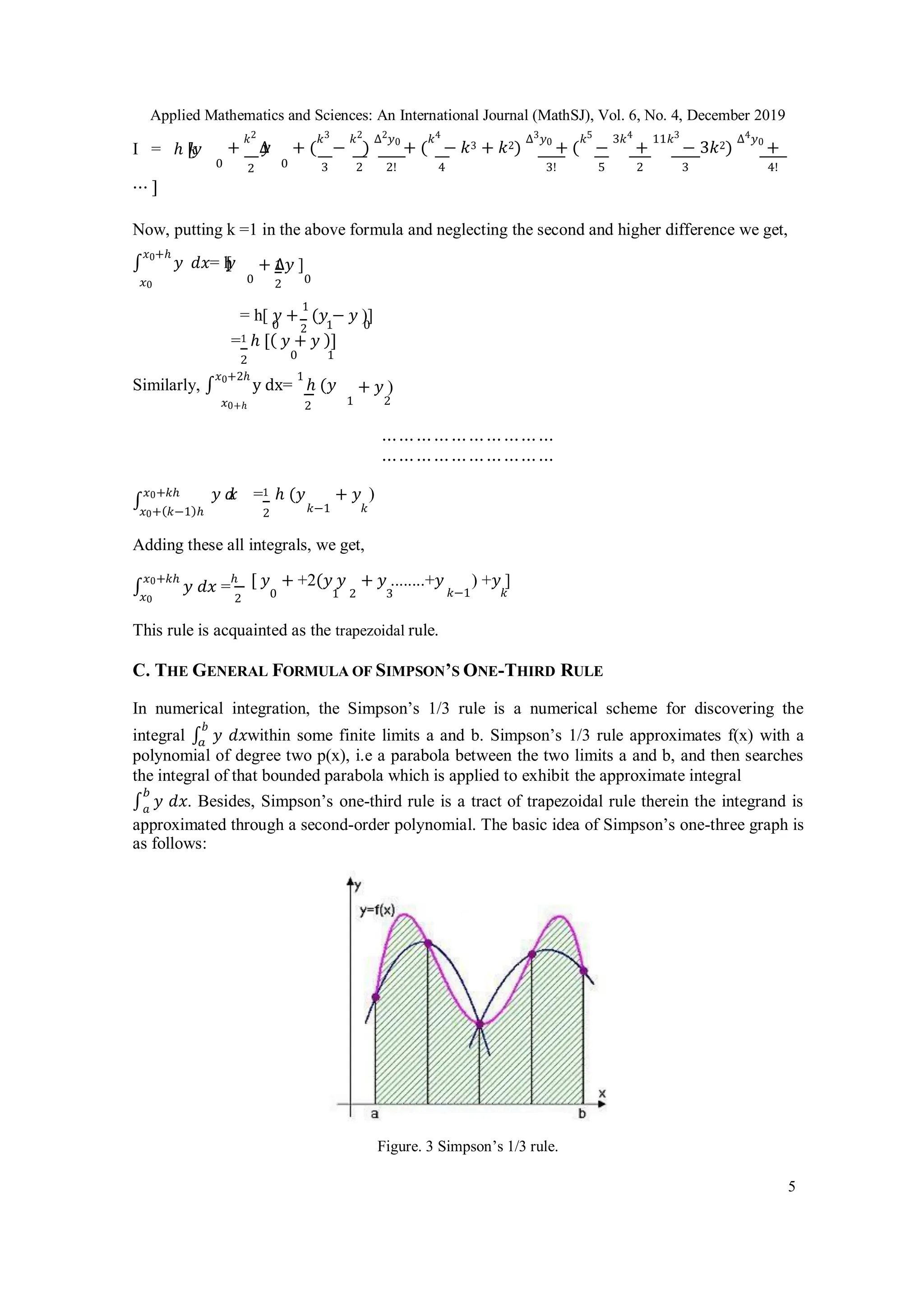 A NEW STUDY OF TRAPEZOIDAL, SIMPSON’S1/3 AND SIMPSON’S 3/8 RULES OF ...