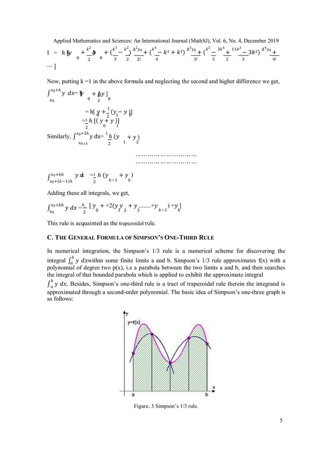 A NEW STUDY OF TRAPEZOIDAL, SIMPSON’S1/3 AND SIMPSON’S 3/8 RULES OF ...