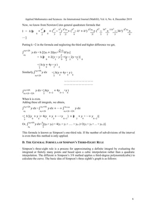 A NEW STUDY OF TRAPEZOIDAL, SIMPSON’S1/3 AND SIMPSON’S 3/8 RULES OF ...