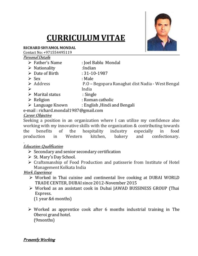 richard mondal cv (1) | DOCX