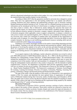 National Competency Based Teacher Standard | PDF