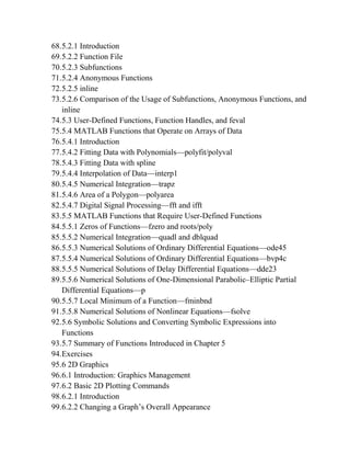 Solution Manual for Engineers Guide to MATLAB, 3/E 3rd Edition | PDF