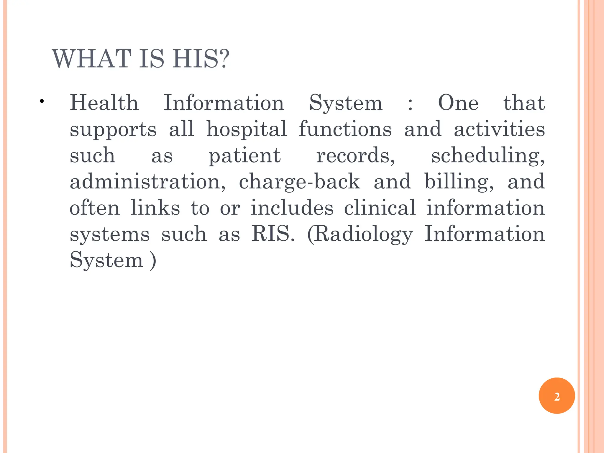 Introduction to health Information System | PPT