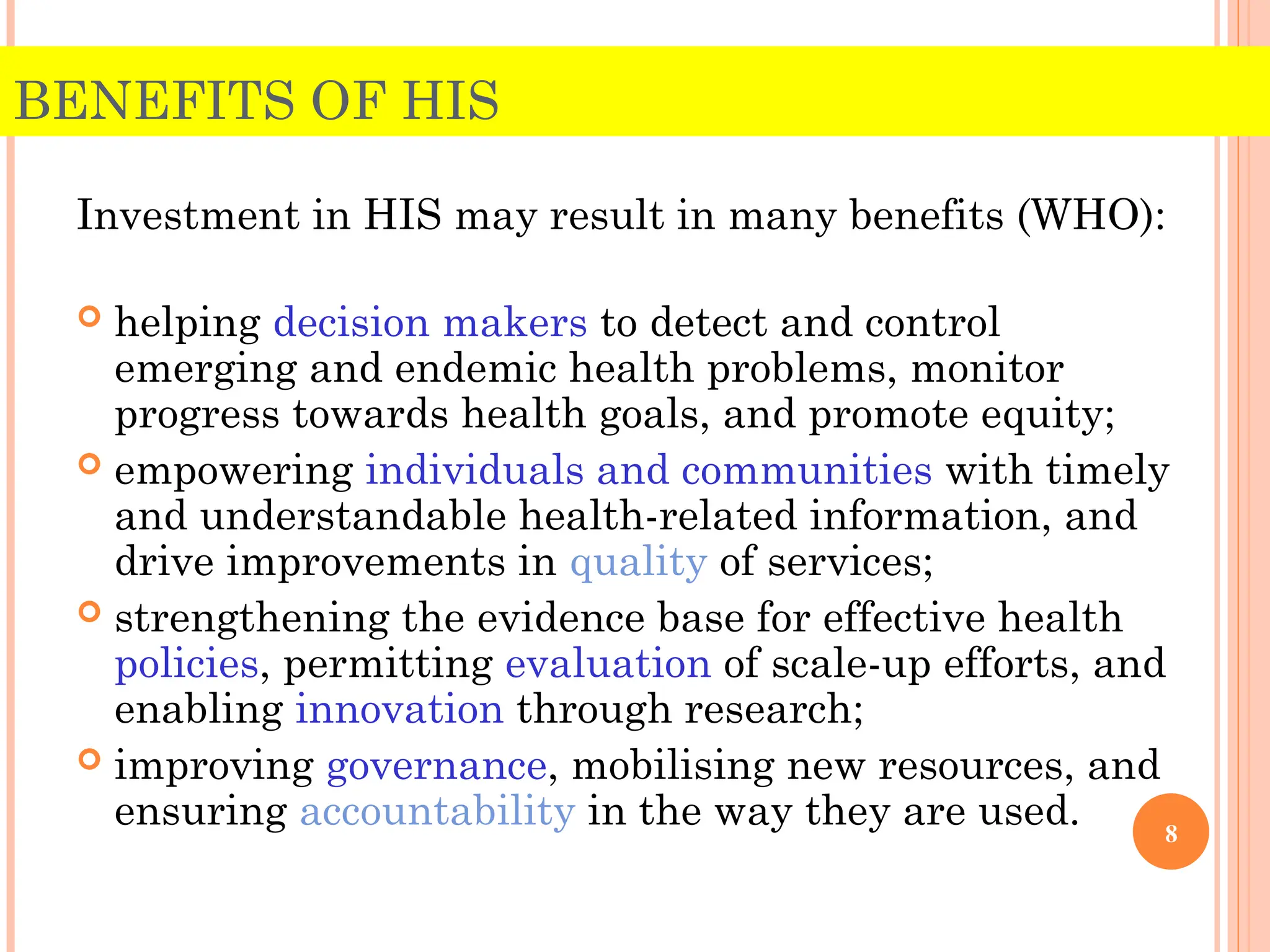 Introduction to health Information System | PPT