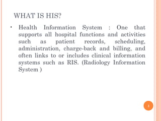 Introduction to health Information System | PPT