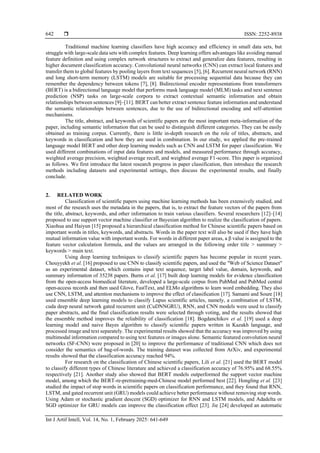 Chinese paper classification based on pre-trained language model and hybrid deep learning method ...