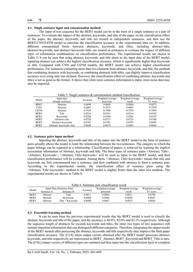 Chinese paper classification based on pre-trained language model and ...
